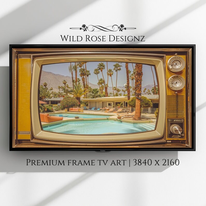 Frame TV Art Retro Screen TV Vintage Tv Screen, Antique Old Television ...