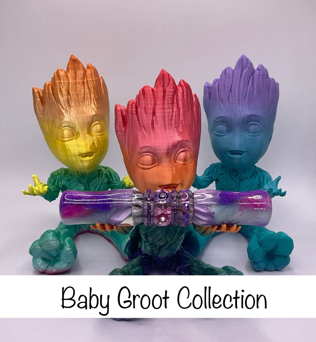 Baby Groot Diamond Pen/cell Phone Holder - Etsy