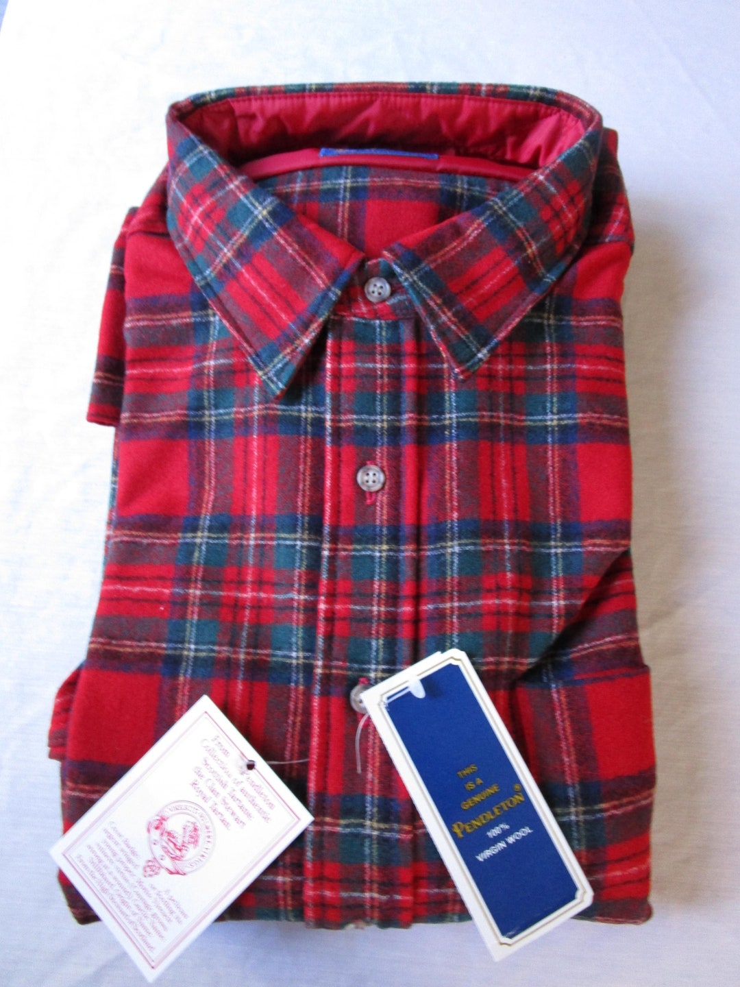 Pendleton Wool Lodge Shirt XL New Old Stock With Tags Authentic Royal ...