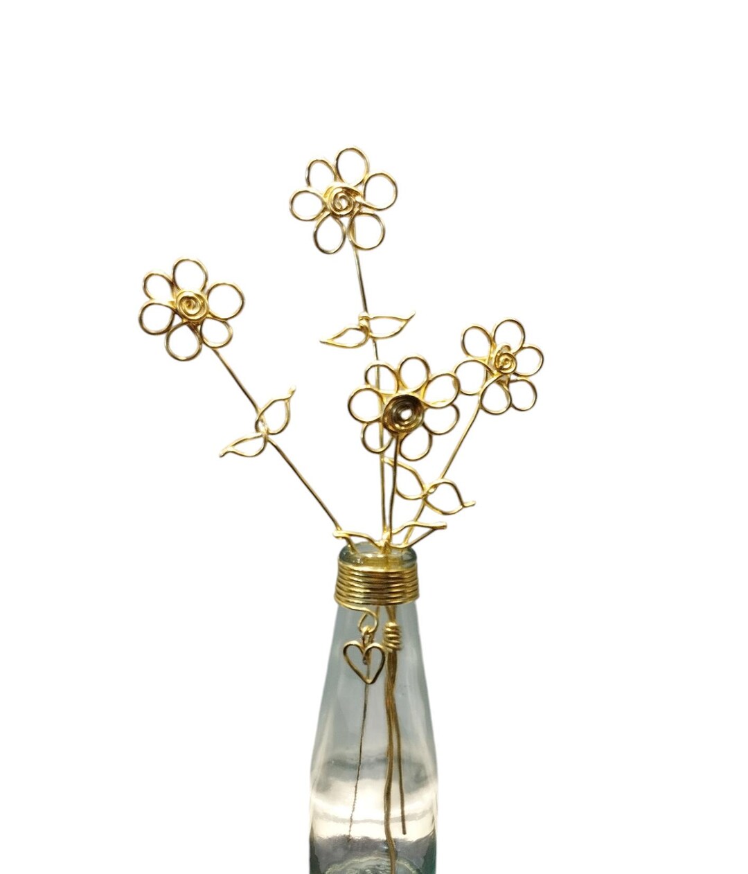 Wire Daisy Bouquet Wire Flower Bouquet Botanical Sculpture Blooms ...