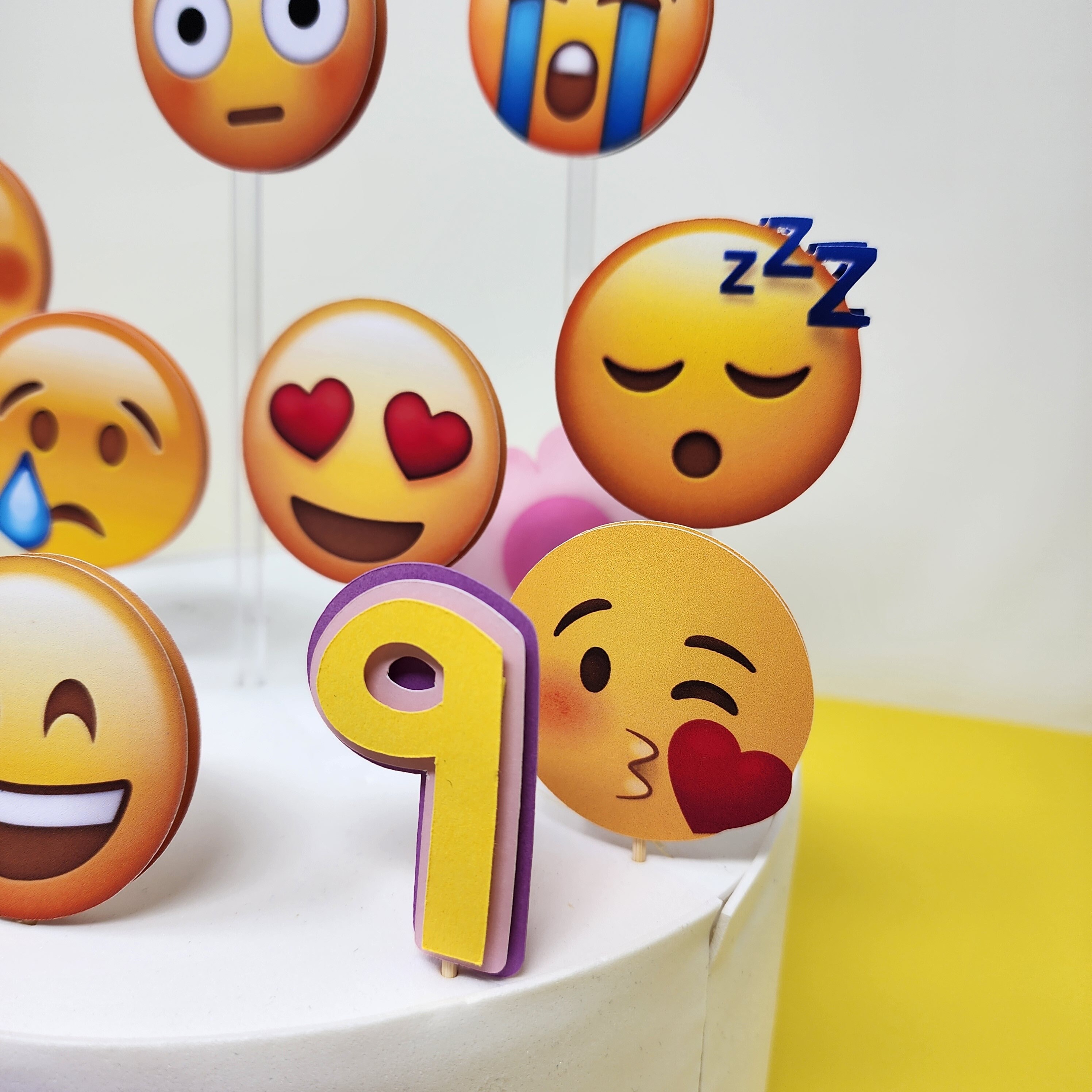Emojis Cake Topper / Choose Your Emojis - Etsy