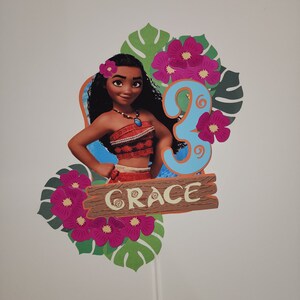 Moana Cake Topper - Etsy