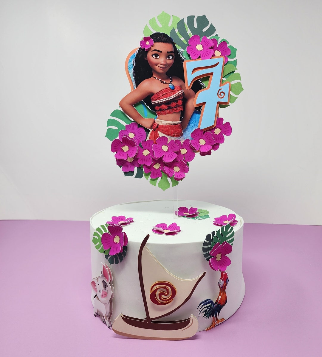 Moana Cake Topper - Etsy