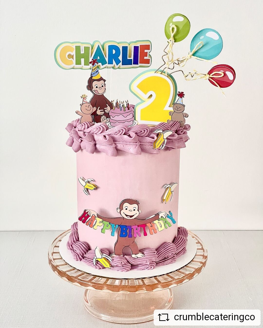 Curious George Cake Topper - Etsy