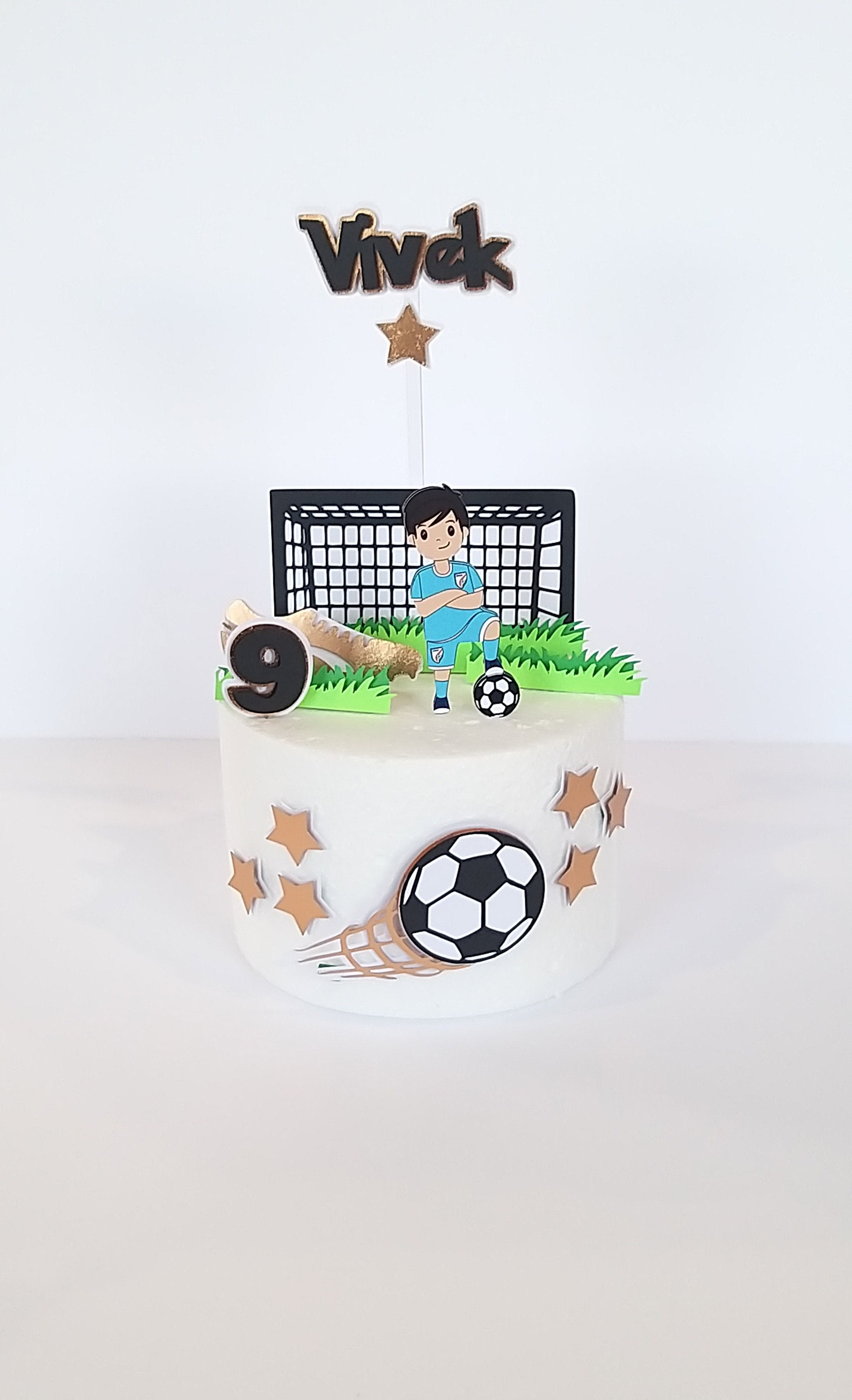 Soccer Cake Topper / Futebol Cake Topper / Change Your Soccer Player ...