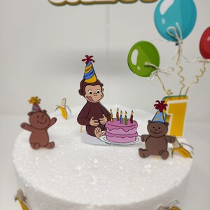 Curious George Cake Topper - Etsy