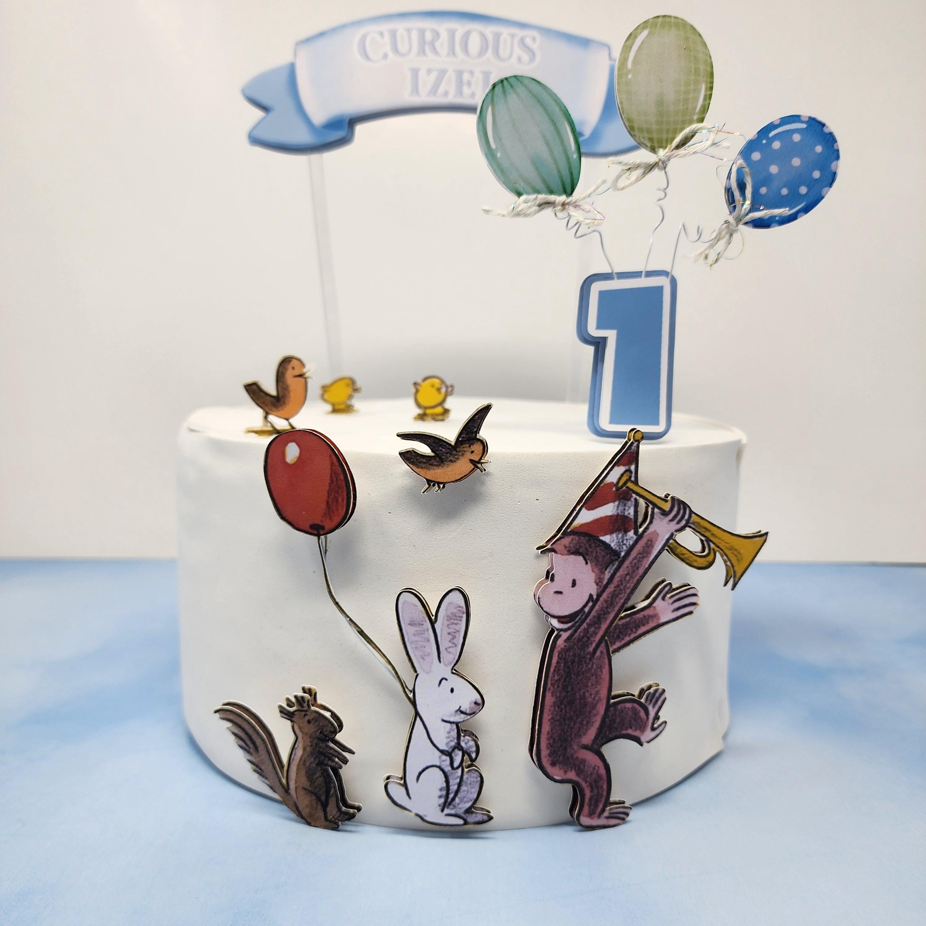 Curious George Cake Topper - Etsy