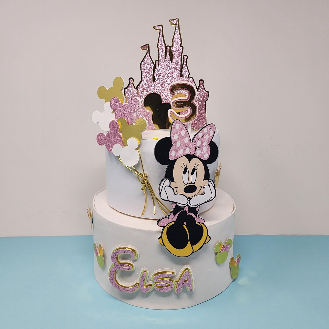 Minnie Mouse Cake Topper - Etsy