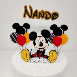 Mickey Cake Topper - Etsy