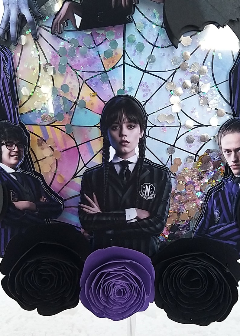 Wednesday Cake Topper / Choose Your Wednesday / Addams Family - Etsy