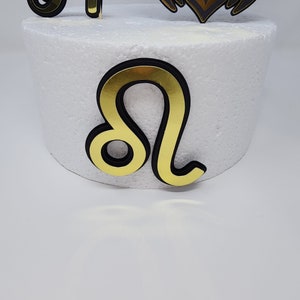 Leo Cake Topper / Zodiac Signs Cake Topper - Etsy