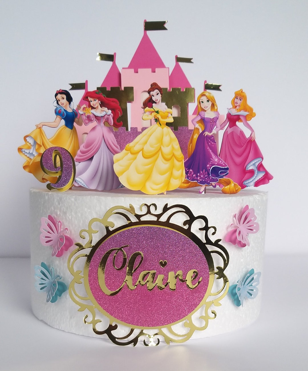 Princesses Cake Topper / Choose Your Princesses / Disney Princesses - Etsy