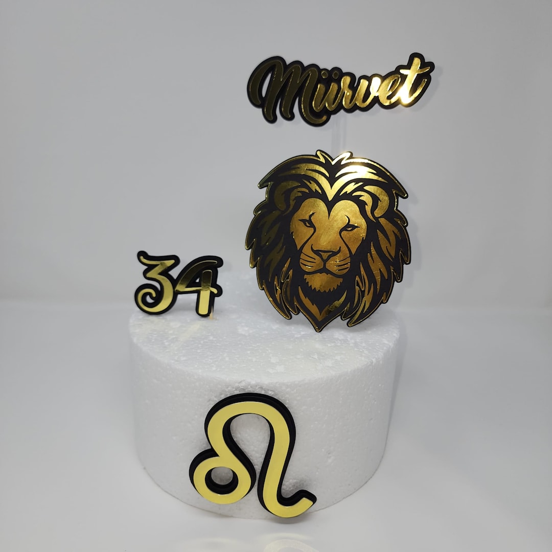 Leo Cake Topper / Zodiac Signs Cake Topper - Etsy