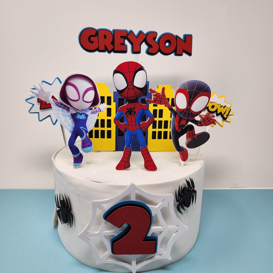 Spidey and His Amazing Friends Cake Topper - Etsy
