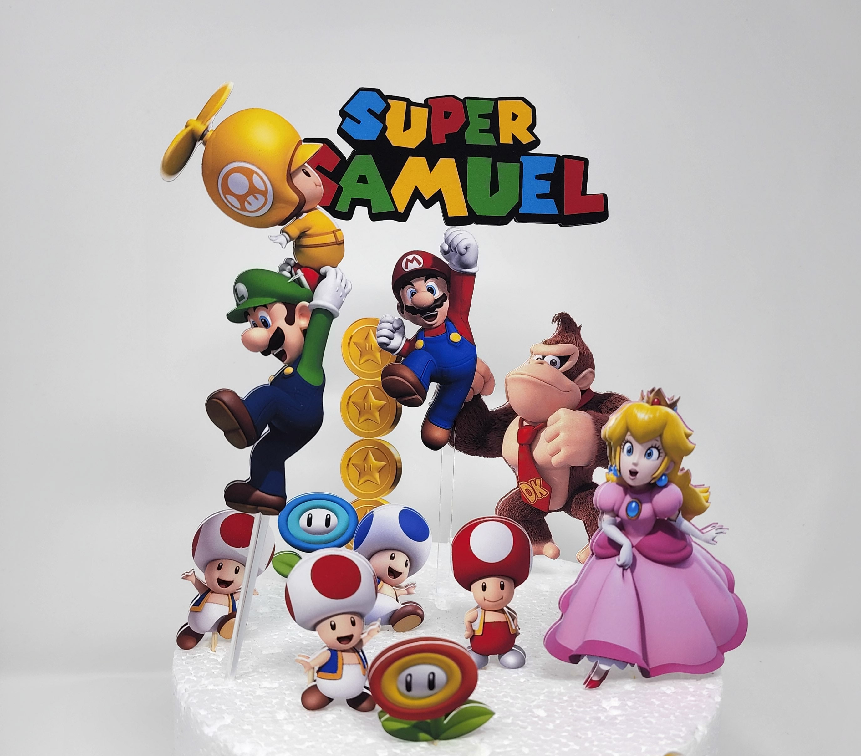 The Super Mario Bros Movie / Super Mario Bros Cake Topper / - Etsy Canada