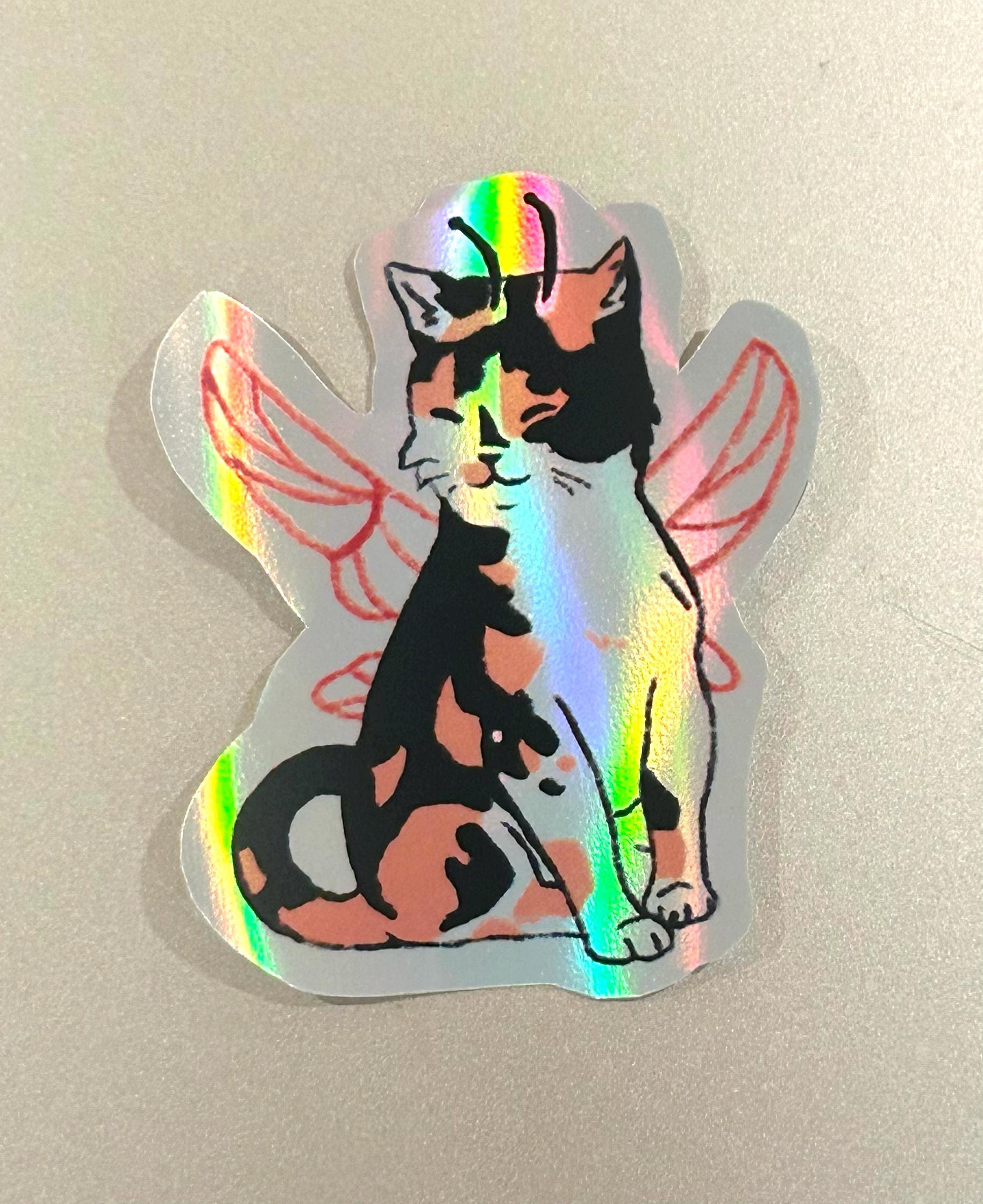 Funny Cat Meme Sticker | Cute Kitty Decals - Etsy