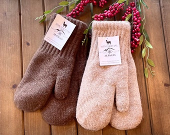 Alpaca Mittens - Etsy