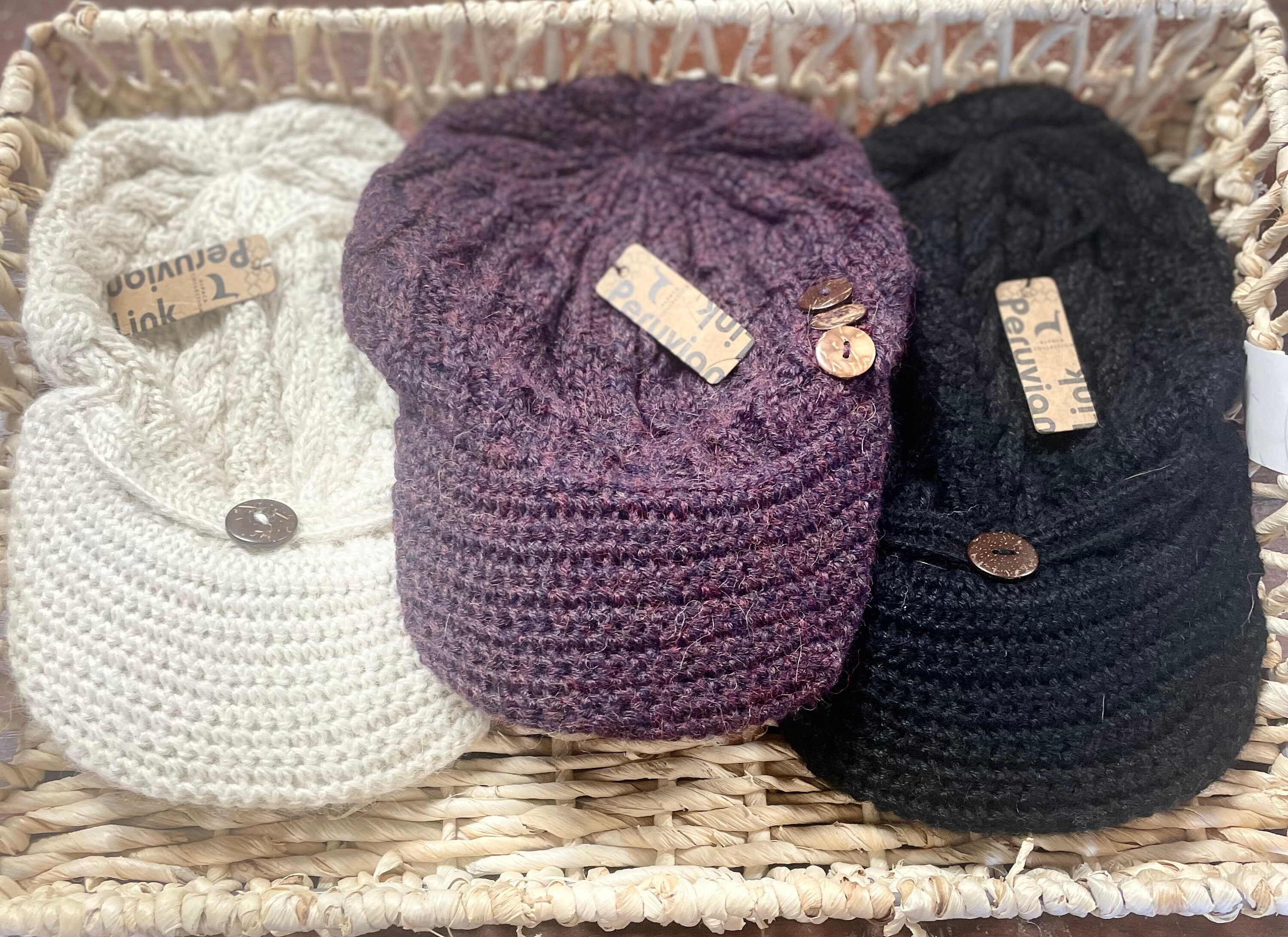 Alpaca Trenza Button Cap - Etsy