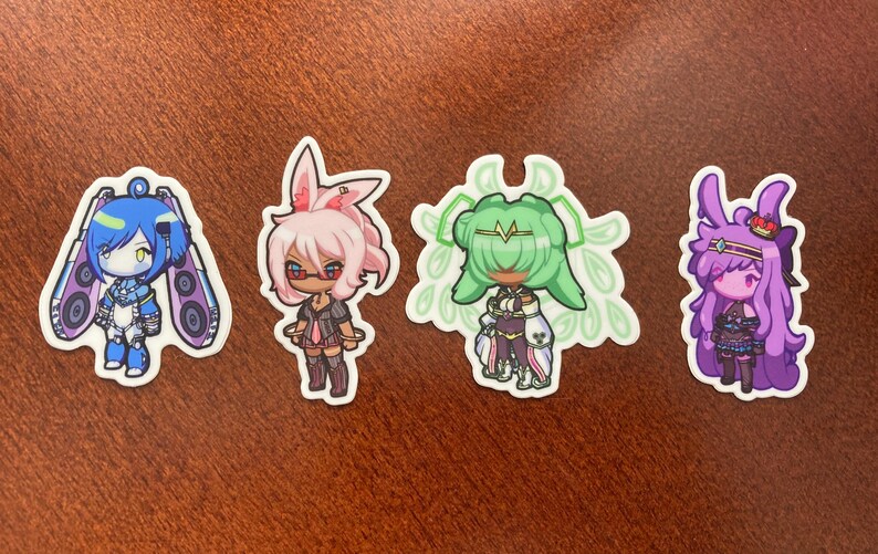 Xeno-chibi Bunny OC Sticker Pack - Etsy