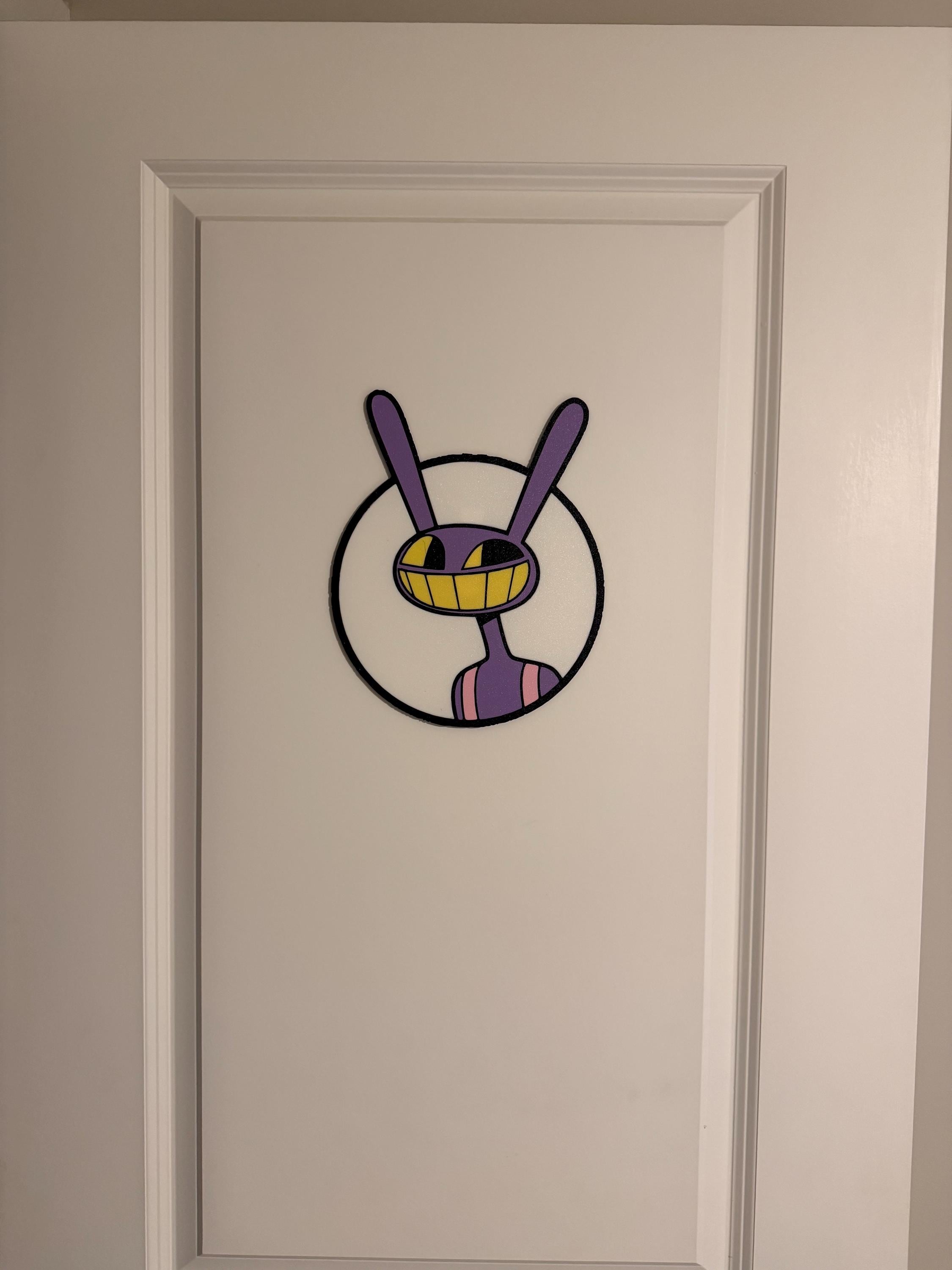 The Amazing Digital Circus Door Character Icon Etsy