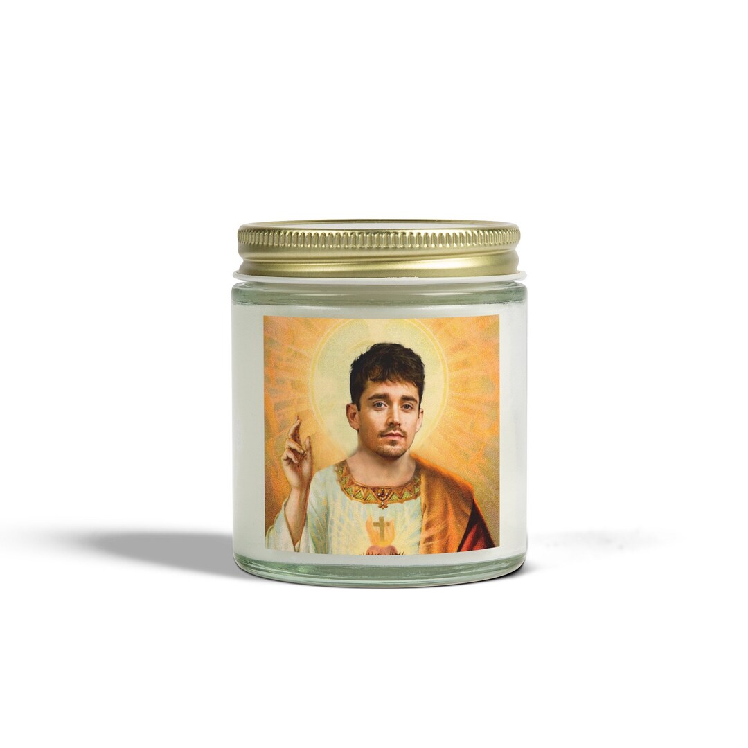 Charles Leclerc Jesus Candle Formula 1 Ferrari Prayer - Etsy