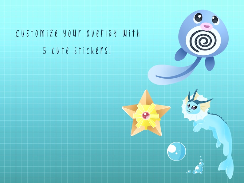 Animated Vaporeon Stream Overlay - Etsy Animated Vaporeon Stream Overlay - Etsy