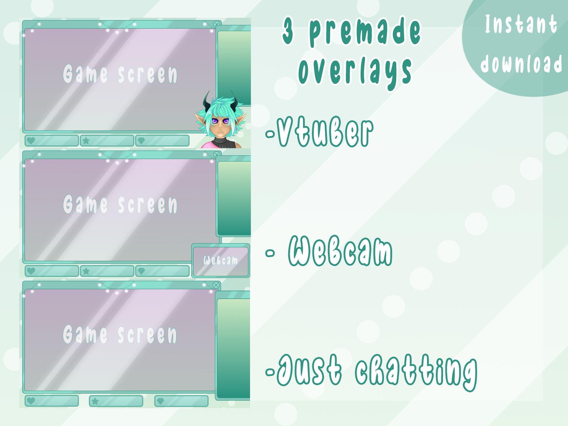 Animated Cockatiel Stream Overlay - Etsy