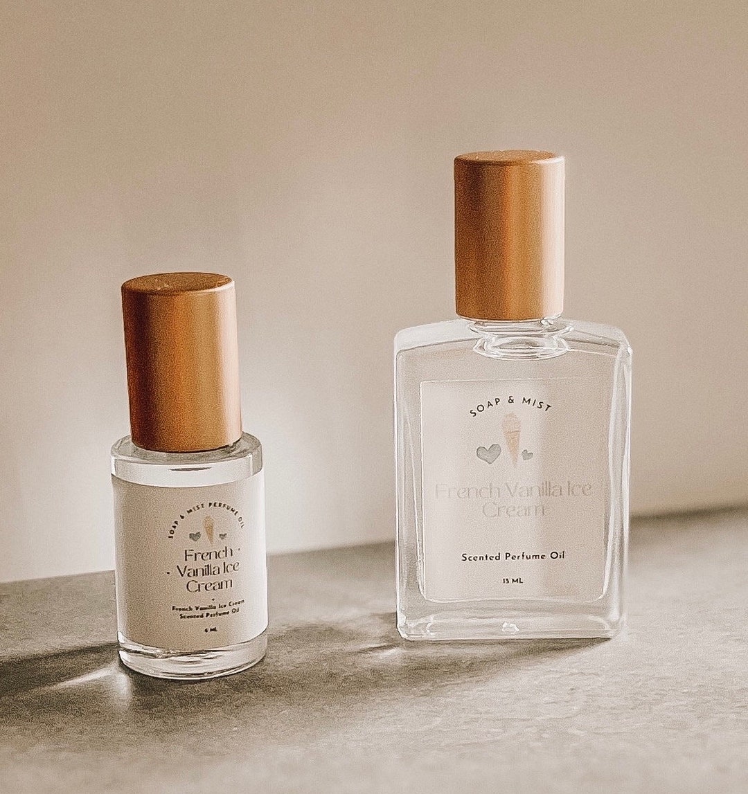 French Vanilla Ice Cream Perfume Oil/natural Perfume/vegan - Etsy