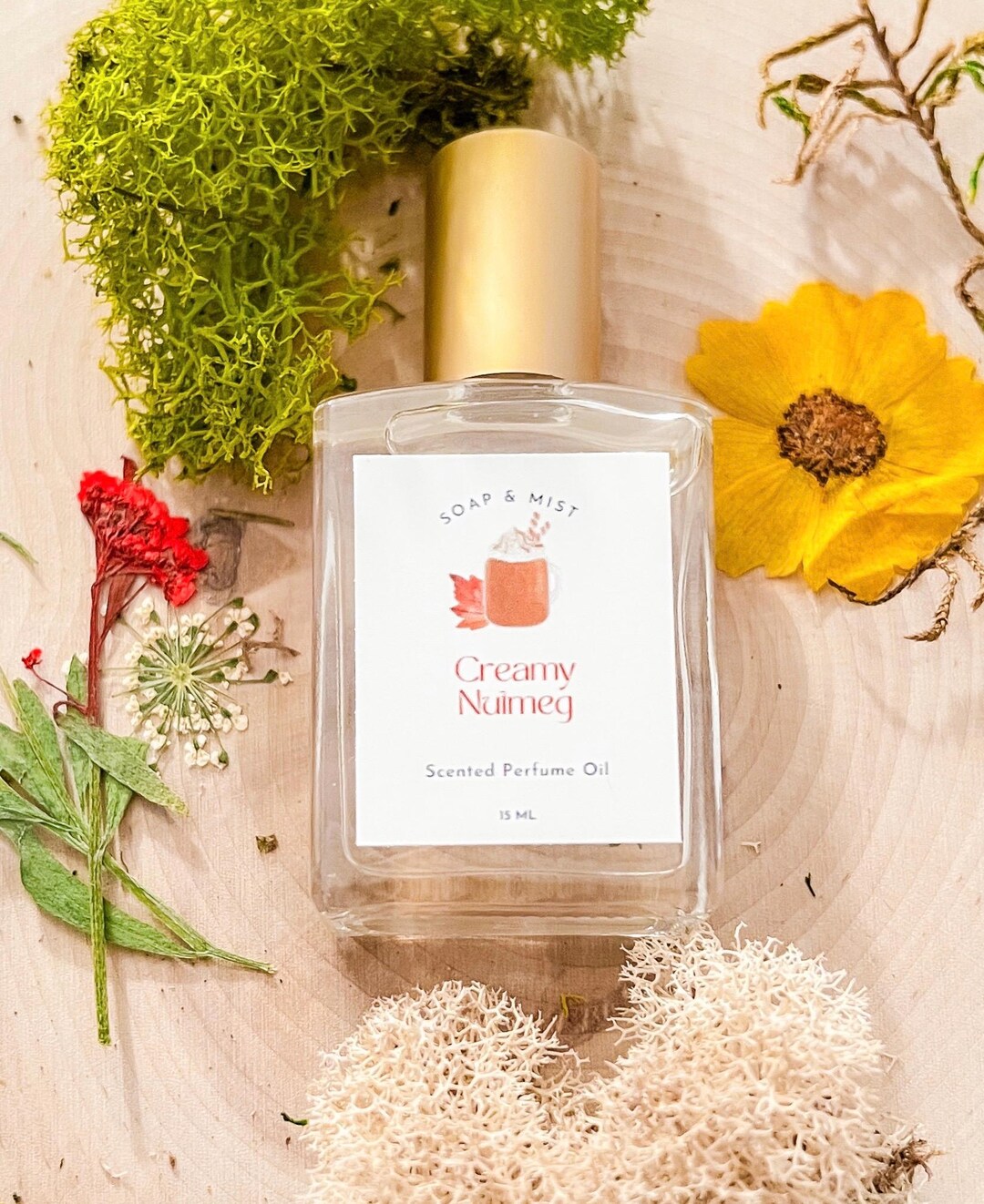 Creamy Nutmeg Perfume Oil/paraben and Phthalate Free Perfume/fall ...