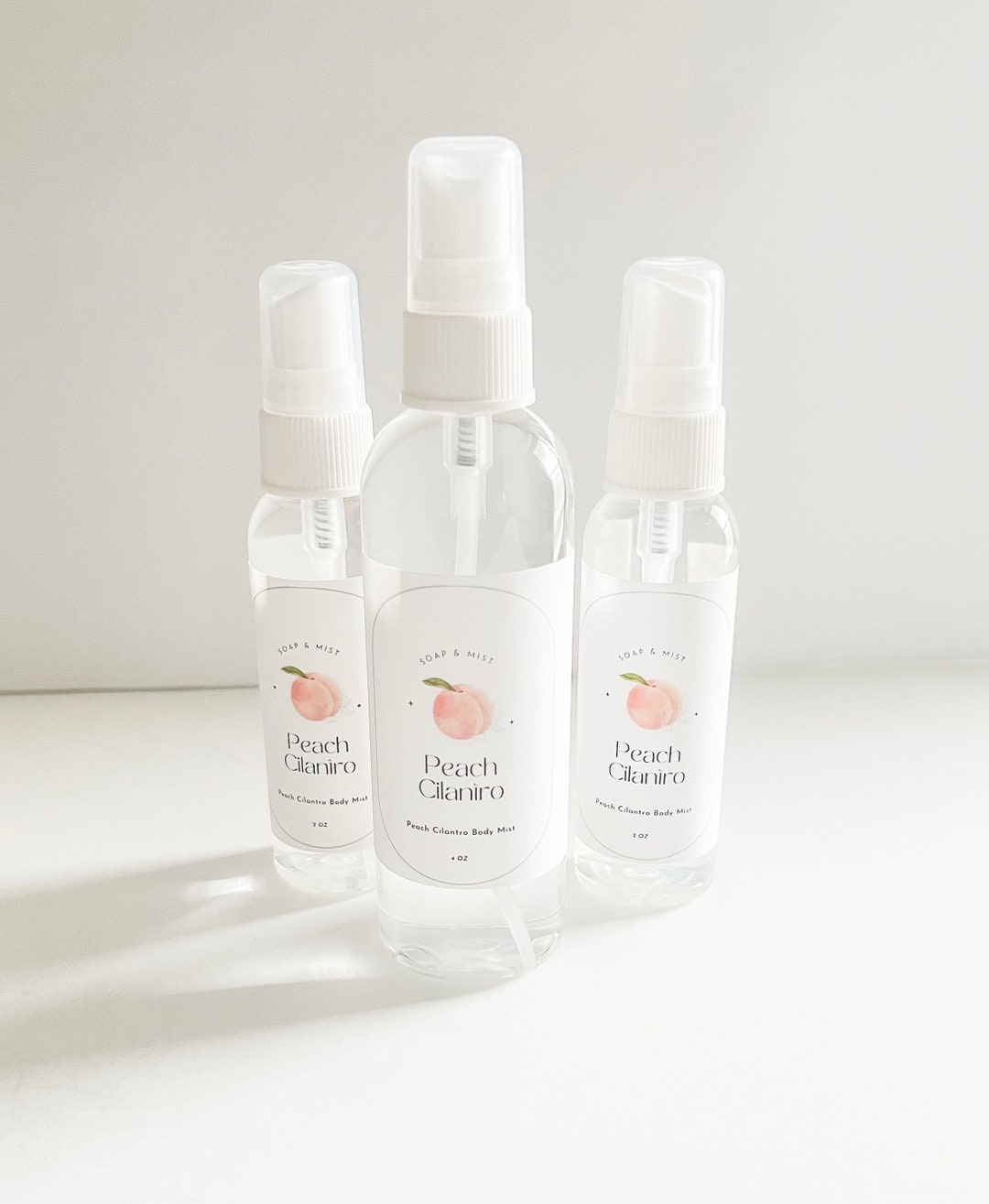 Peach Cilantro Body Mist, Body Spray, Fragrance Mist, Birthday Gift - Etsy