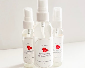 Strawberry Fragrance Mist, Body Mist Spray - Etsy