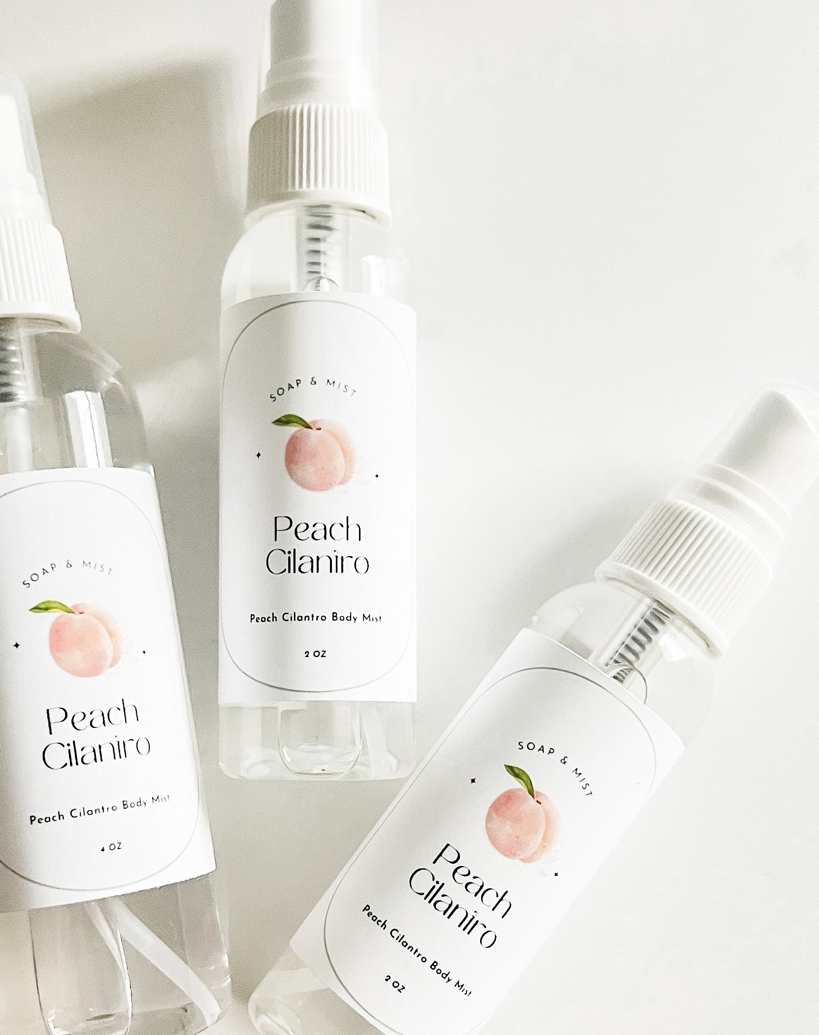 Peach Cilantro Body Mist, Body Spray, Fragrance Mist, Birthday Gift - Etsy