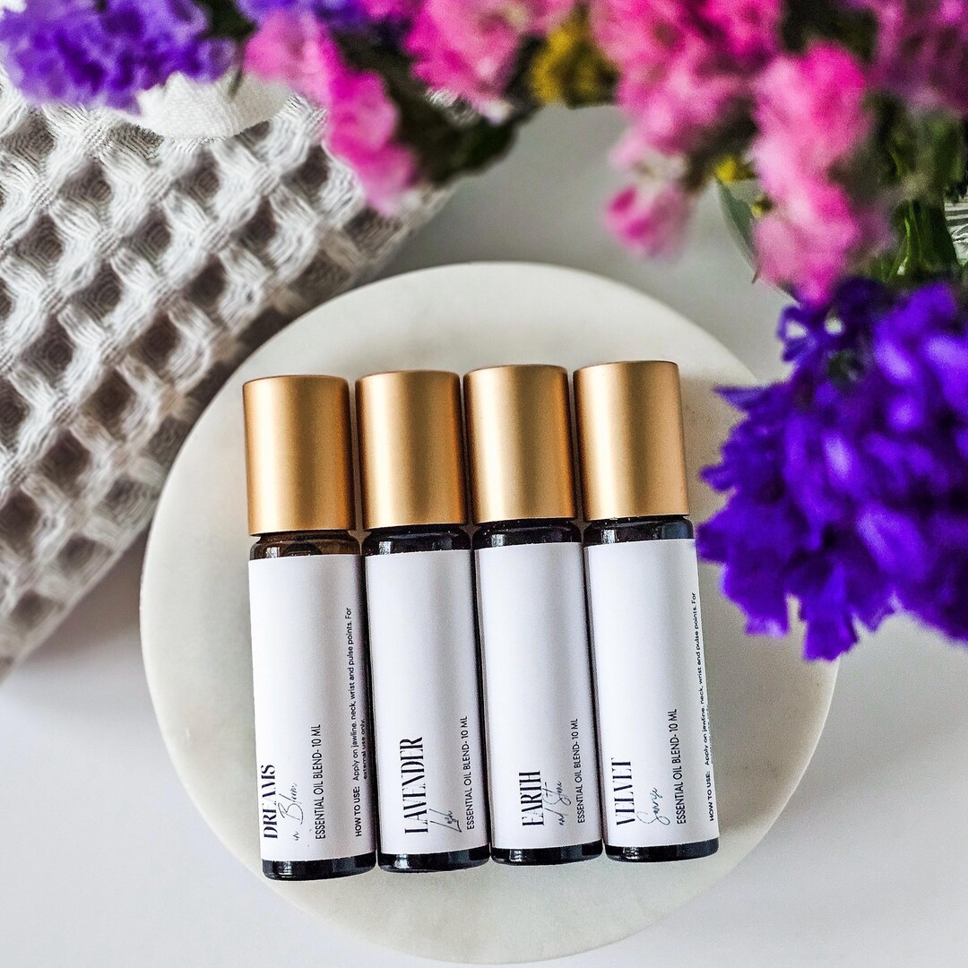 Botanical Essential Oil Blend Set/aromatherapy Blend Gift/natural ...