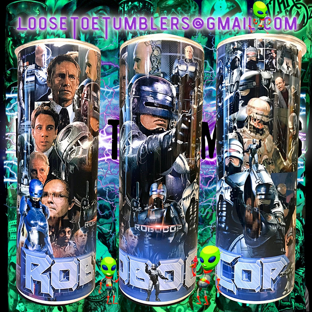 Classic 90s Robot Sci-fi Future Cop Comic Book Police Force Steel ...