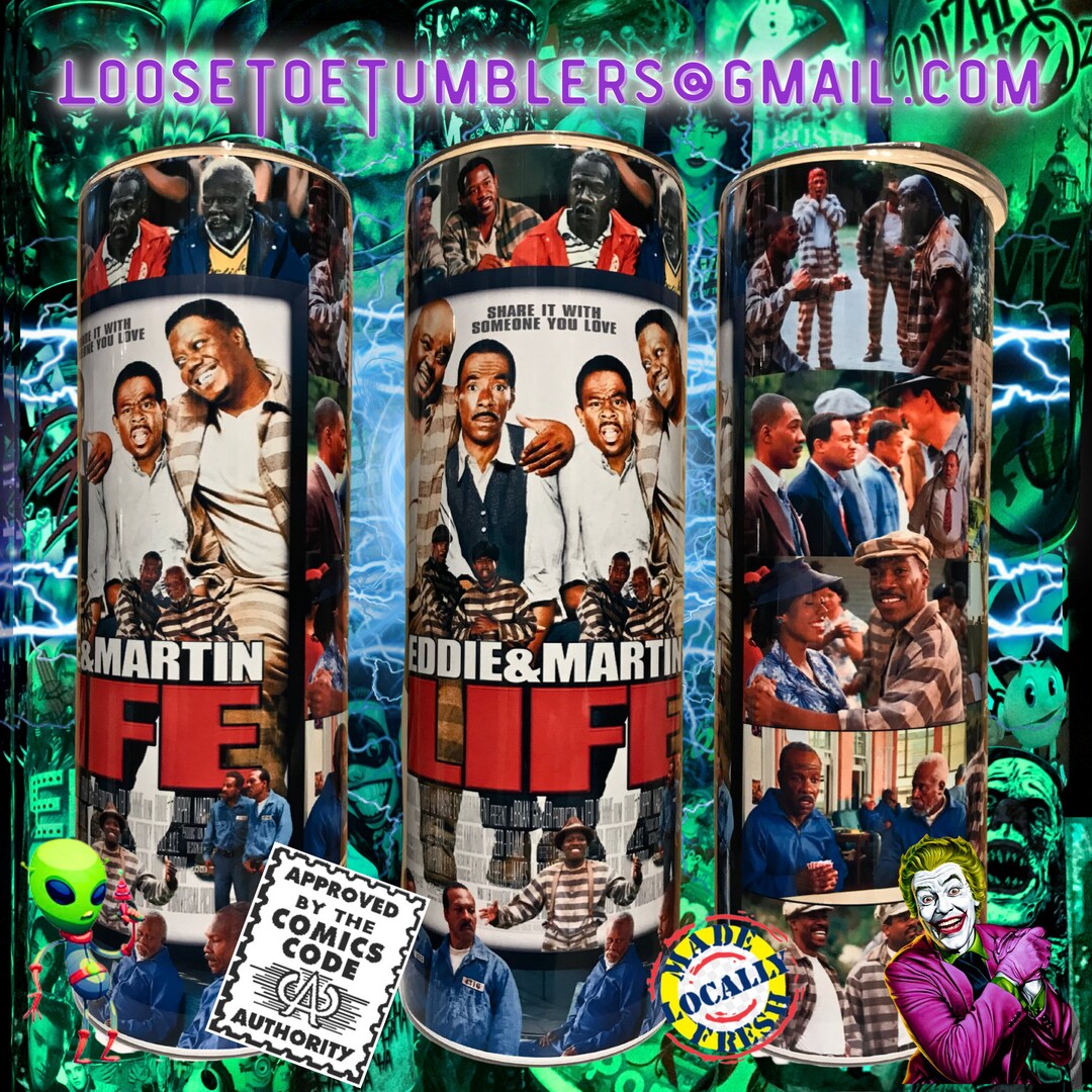 Funny Comedy Prison Movie Black African History Life Steel Tumbler Cup ...