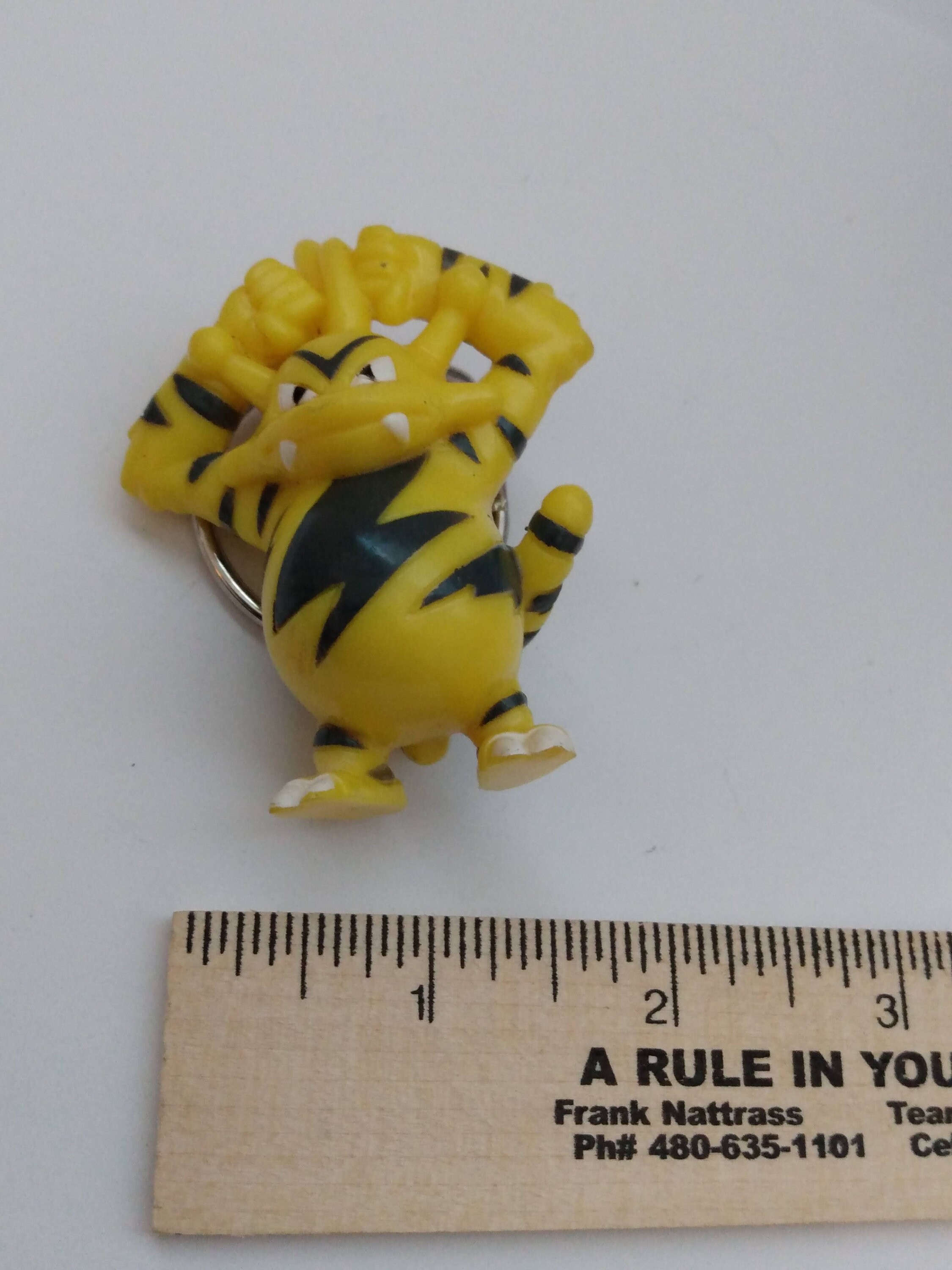 Electabuzz Pokemon Character Burger King Keychain Nintendo - Etsy