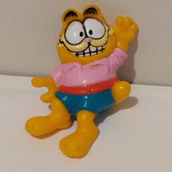 Mini Garfield Figure - Etsy