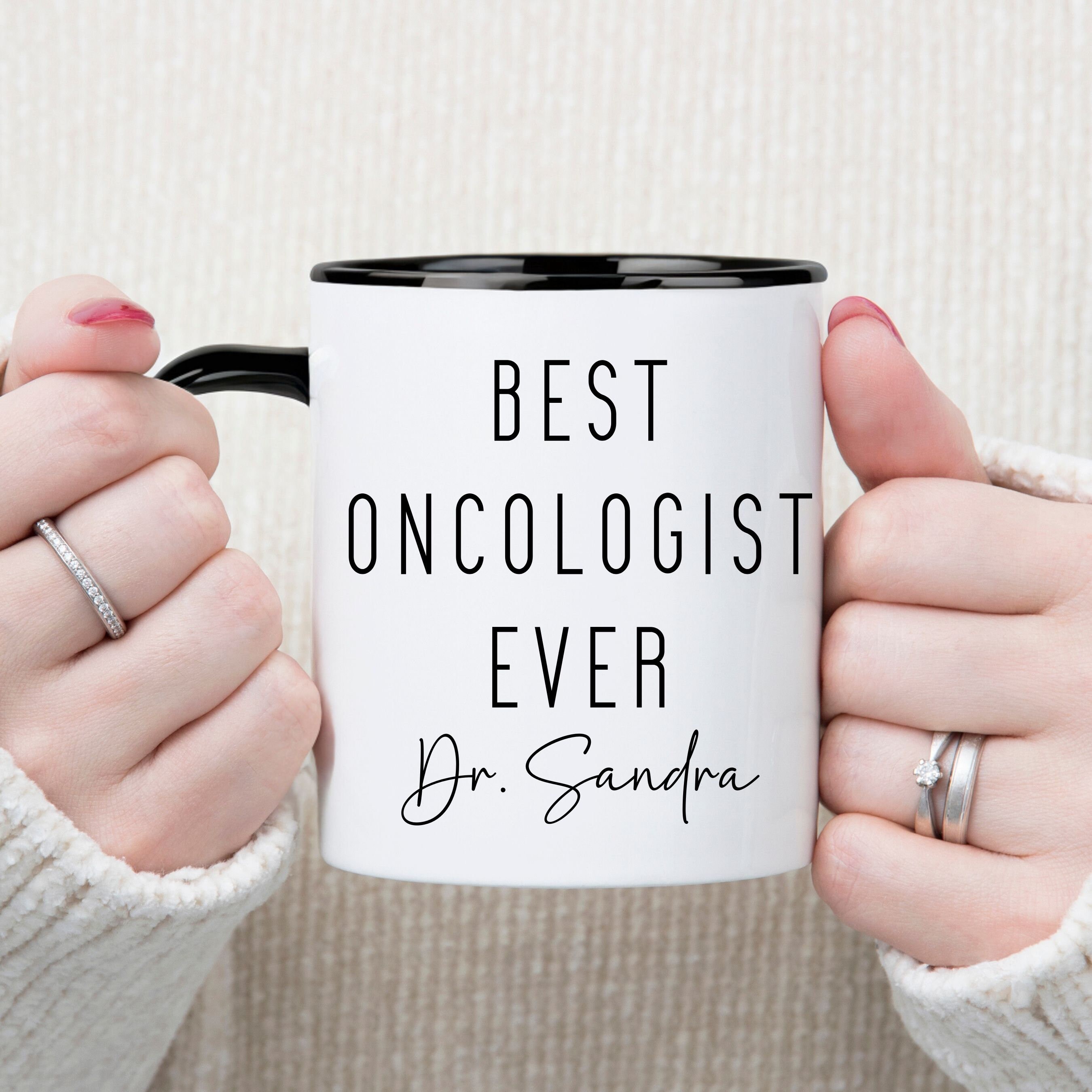 Personalized Best Oncologist Ever Mug, Oncologist Coffee Mug ...