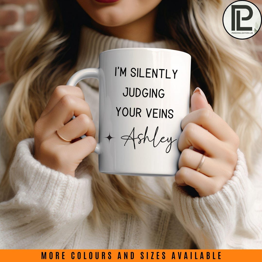 Personalized Phlebotomist Mug for Her, Phlebotomist Gift, Butterfly Needle, Phleb Life Mug, Gift ...