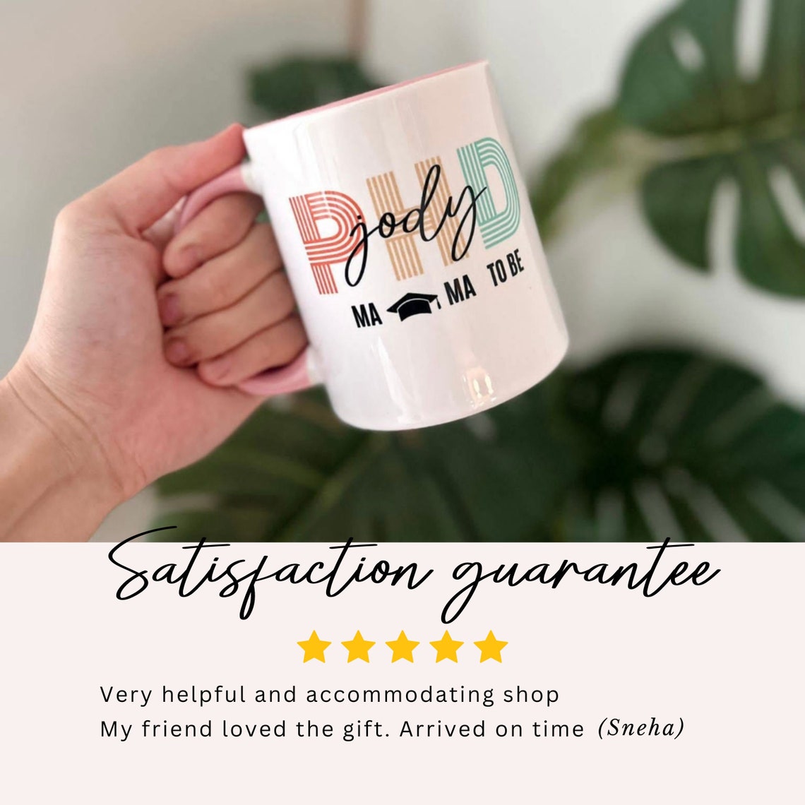 Black Floral Initial Letter Mug Monogram Alphabet Mug Personalized ...