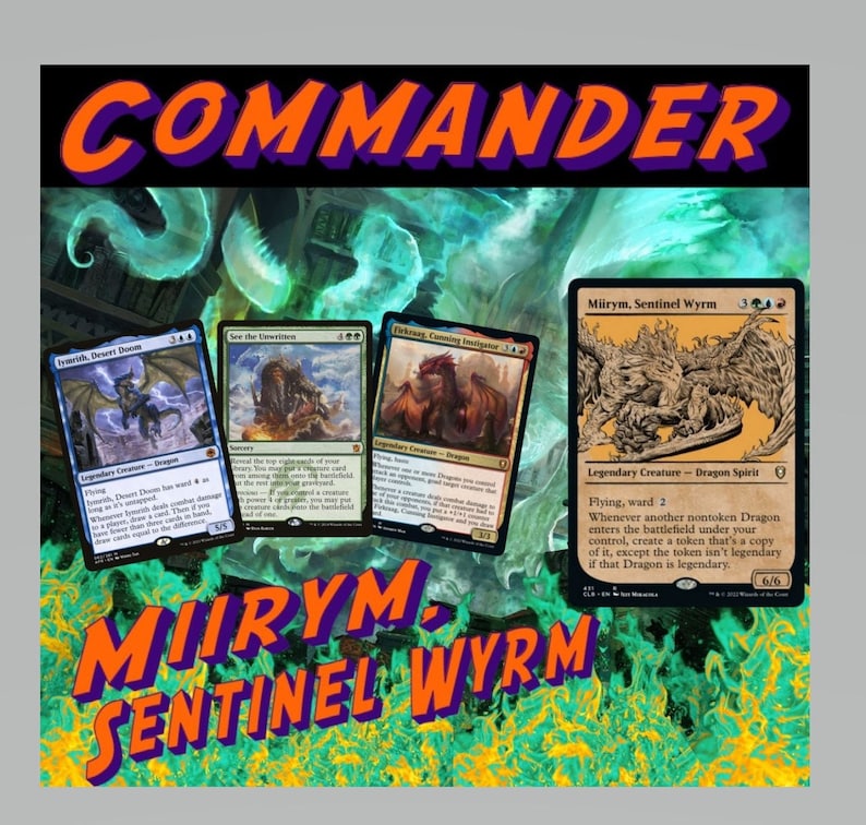 Miirym Sentinel Wyrm Custom COMMANDER Deck DOUBLE DRAGONS - Etsy