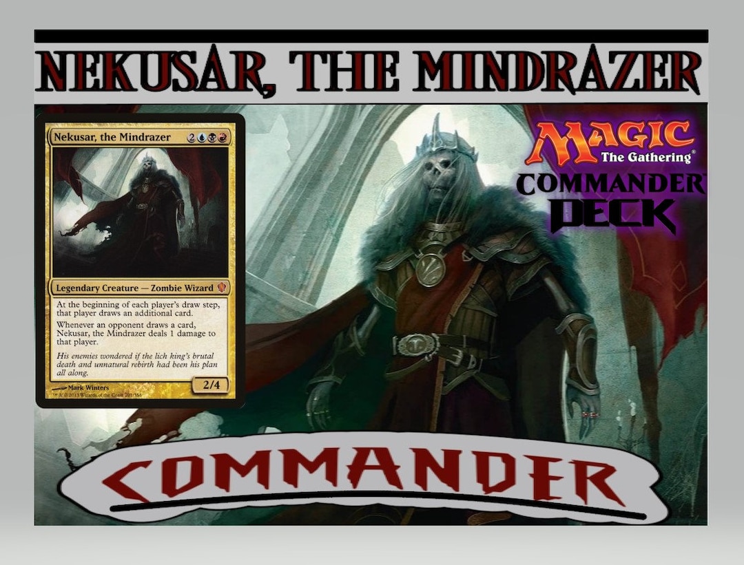 EDH Nekusar, the Mindrazer Commander Deck. Magic the Gathering - Etsy