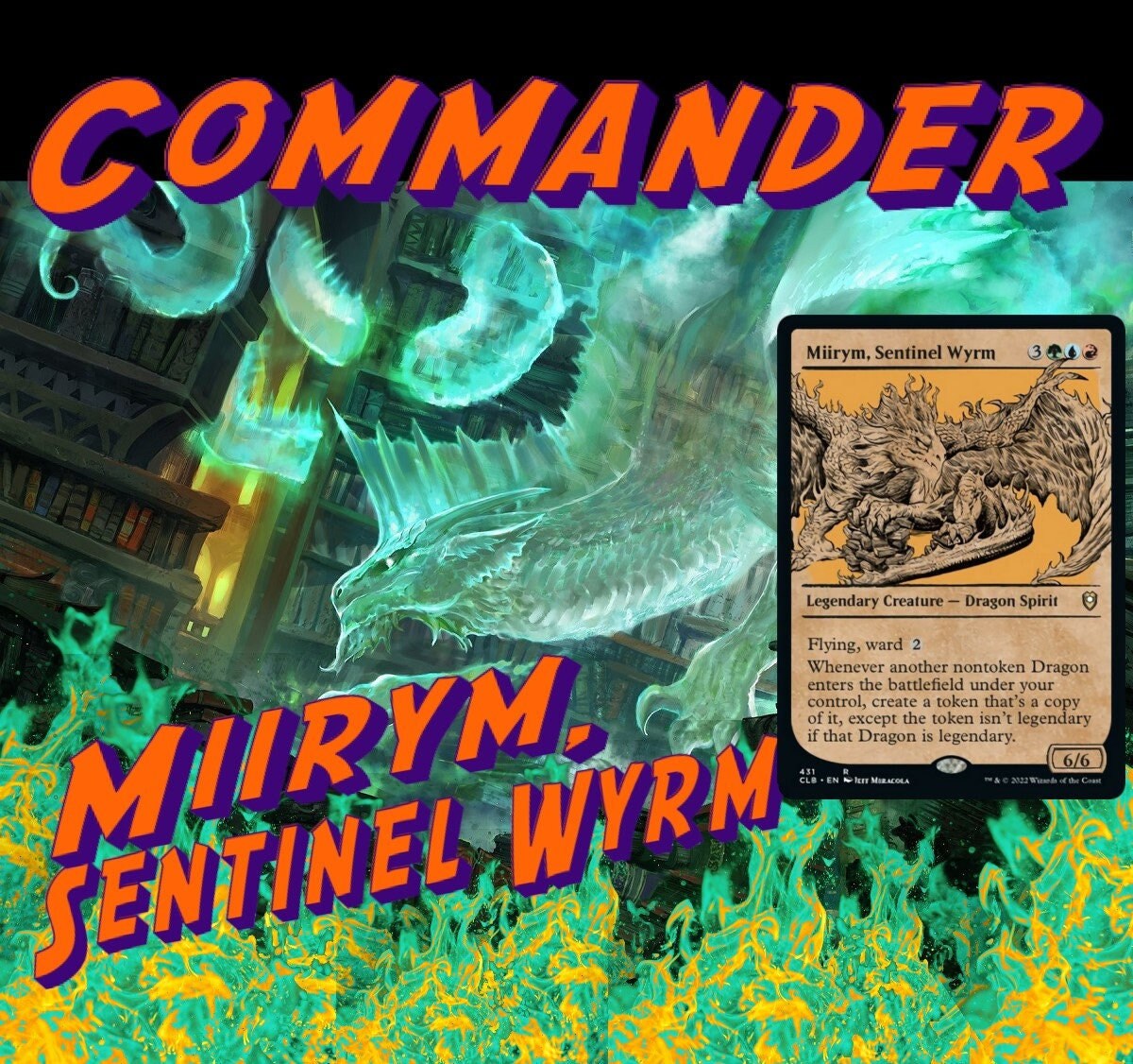 Miirym Sentinel Wyrm Custom COMMANDER Deck DOUBLE DRAGONS - Etsy