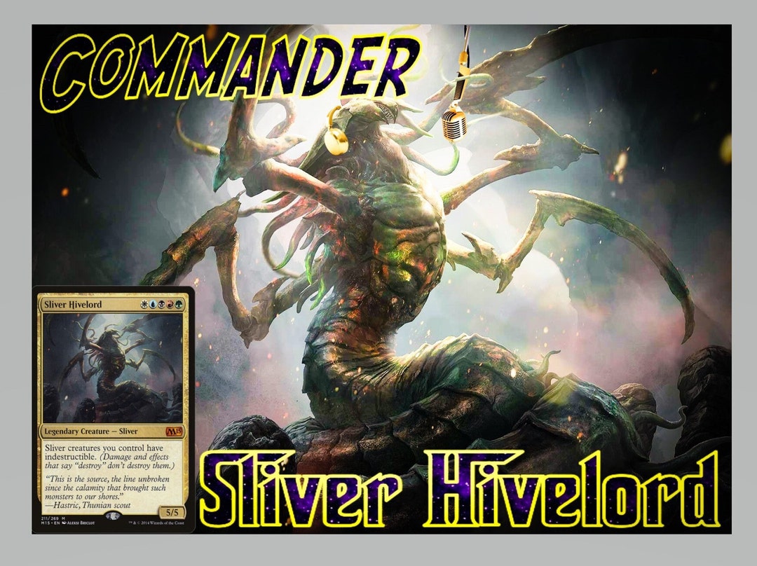 Custom Sliver Hivelord Commander Deck With Primal Surge Win - Etsy