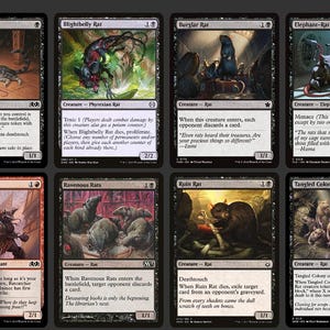 Totentanz, Swarm Piper MTG EDH Custom Commander Deck, Rat Tribal 0407 ...