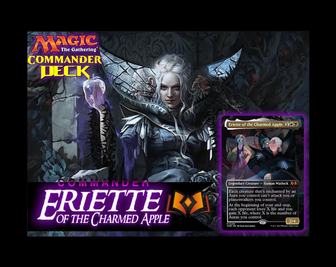 Eriette of the Charmed Apple Custom EDH Commander Deck! Orzhov Auras ...