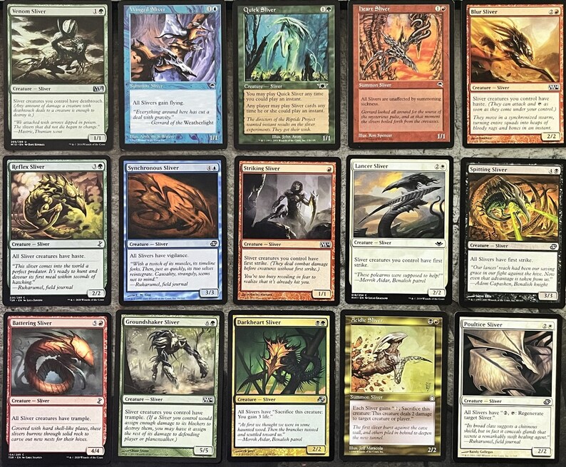 Custom Sliver Hivelord Commander Deck With Primal Surge Win - Etsy