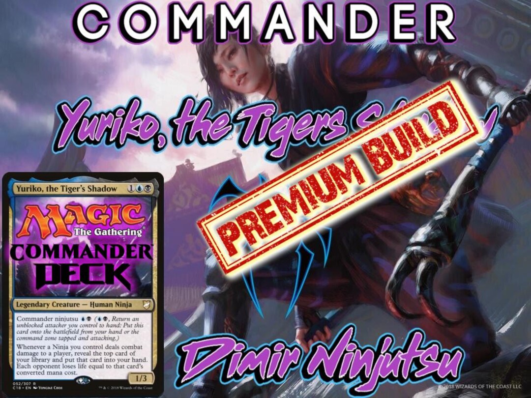 Premium Built Yuriko, the Tigers Shadow MTG EDH Commander Deck Ninjutsu ...
