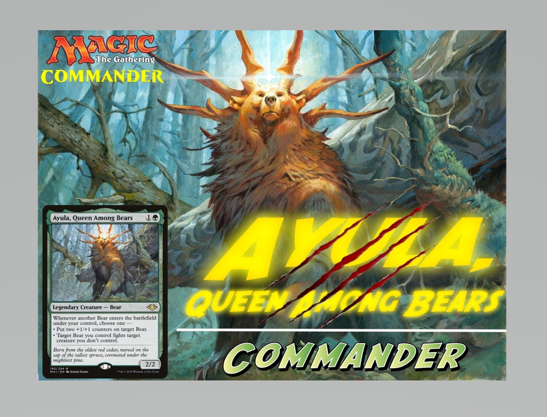 Ayula, Queen Among Bears MTG EDH Commander Deck, Tribal Bears! - Etsy