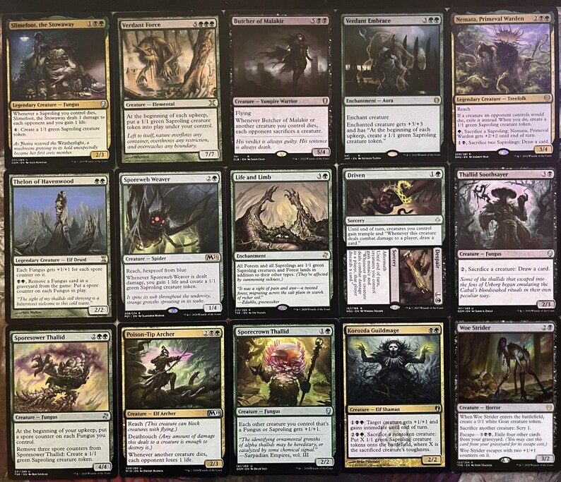 Slimefoot the Stowaway Custom Commander Deck EDH the Fungus - Etsy